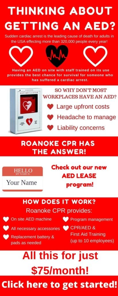 Ready Response AED Program - Roanoke CPR LLC